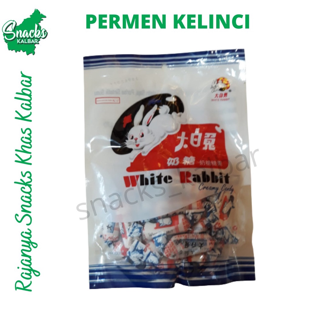 Jual Permen Lunak Susu Merk Kelinci Putih /White Rabbit Cream Candy NON ...