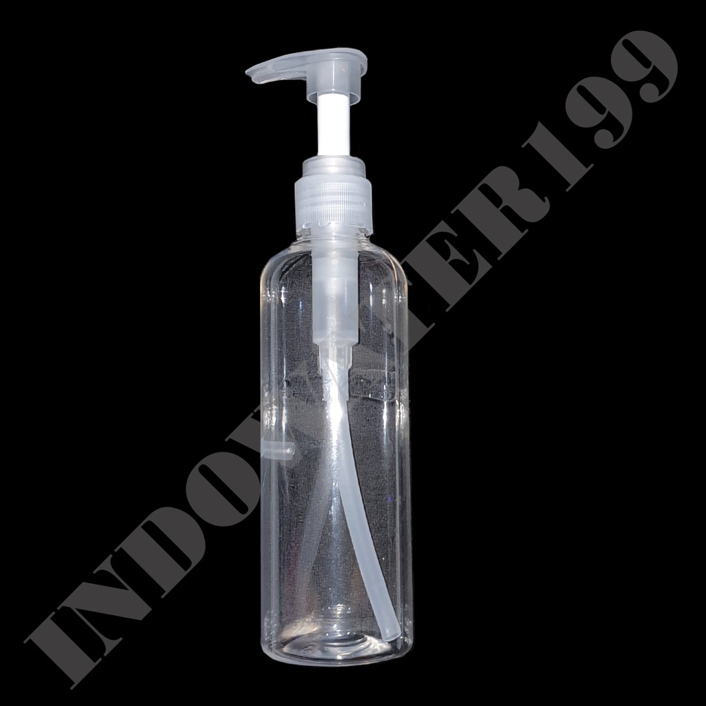 Jual BOTOL PUMP 250 ML BENING KEPALA PUMP NATURAL MINIMAL 10 PCS ...