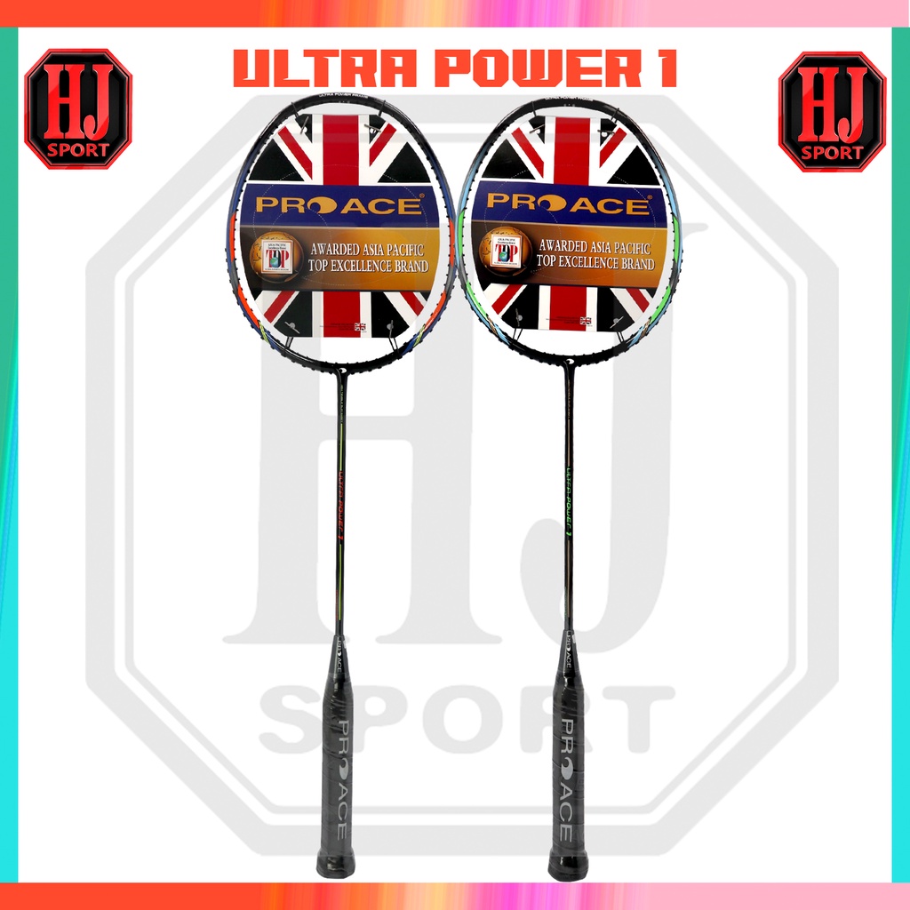 Jual Raket Badminton Original Pro Ace Ultra Power 1 Bonus Komplit ...