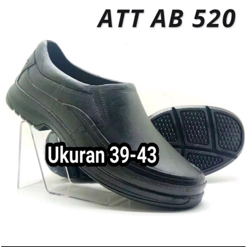 Jual ATT Sepatu Pantofel Karet Pria (AB 520) | Shopee Indonesia