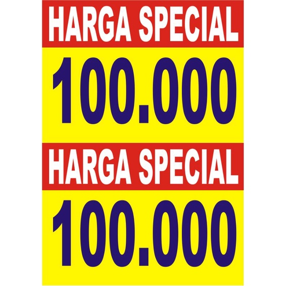 Jual Harga Special / Tag harga / KERTAS TULISAN LAMINATING / KERTAS ...