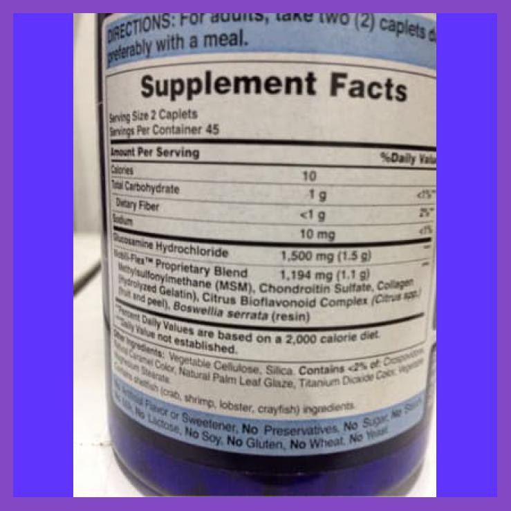 Jual PURITAN TRIPLE STRENGTH GLUCOSAMINE CHONDROITIN MSM 90CAP | Shopee ...