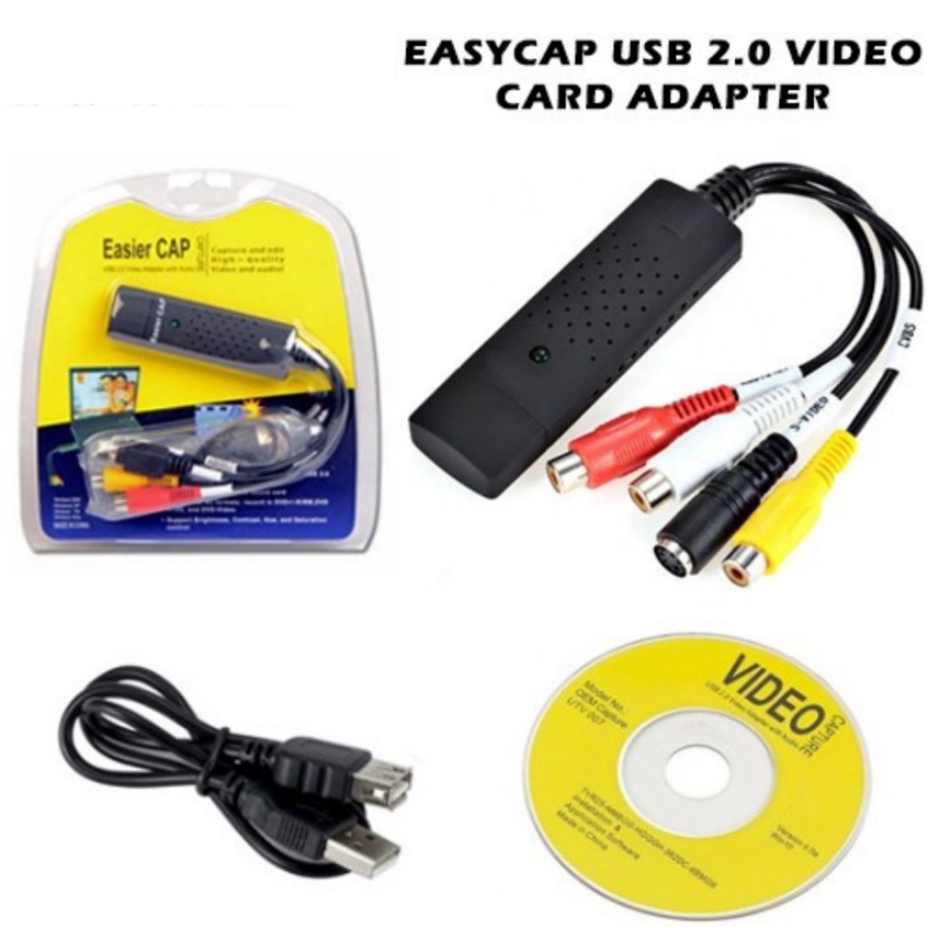 Jual Trend-Easycap USB Video Capture Adapter 1 Channel utv007 Support ...