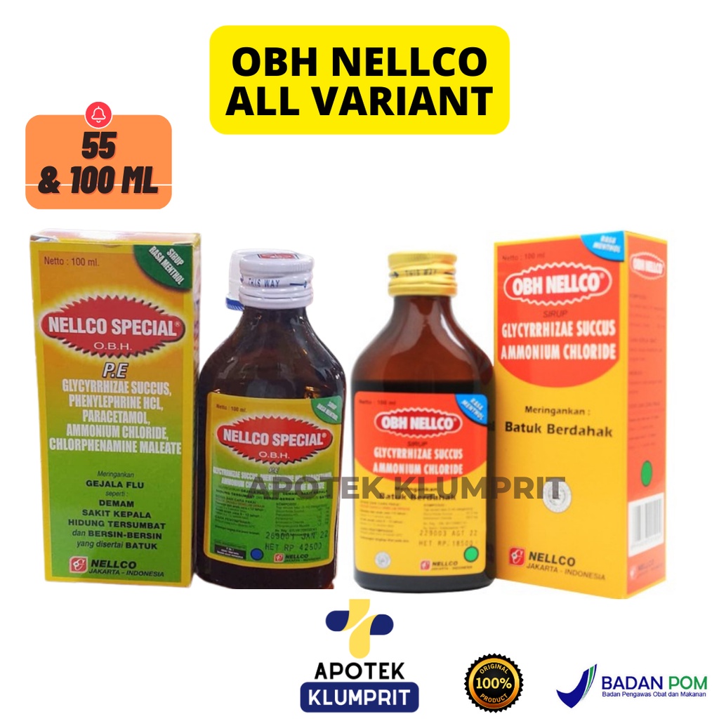 Jual OBH NELLCO / NELLCO SPECIAL / P.E / OBH NELLCO SPECIAL / 55 ML ...
