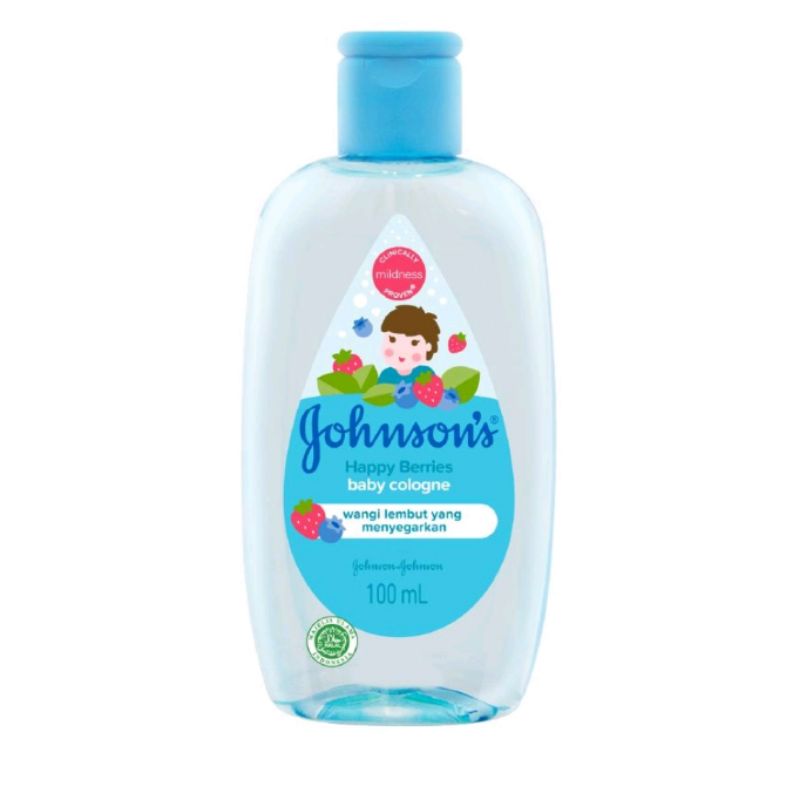 Jual Johnson Cologne Happy Berries 100 ml Parfum Bayi | Shopee Indonesia