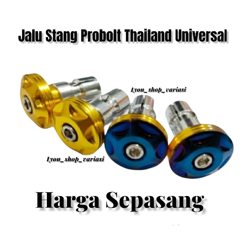 Jual Jalu Stang Probolt Two Tone Gold Universal Thailand | Shopee Indonesia