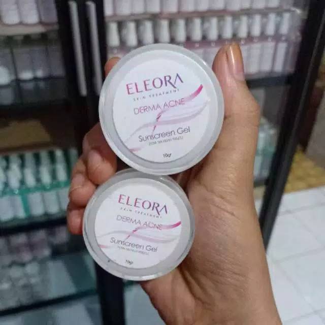 Jual Eleora sunscreen gel (krim siang derma Acne) | Shopee Indonesia