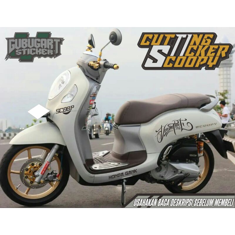 Jual STIKER SCOOPY STICKER CUTTING SCOOPY NEW VENOM KEREN SIMPLE VIRAL ...