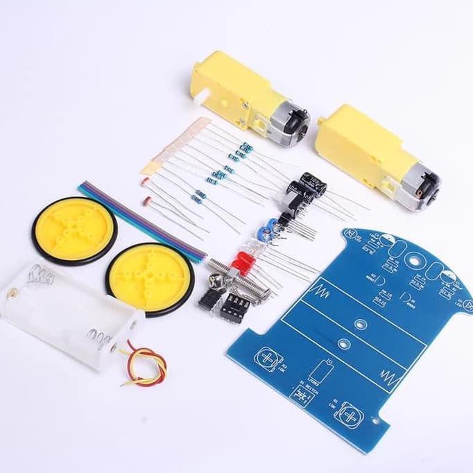 Jual Diskon Smart Car Robot Line Follower Line Tracking Car Diy Kit ...