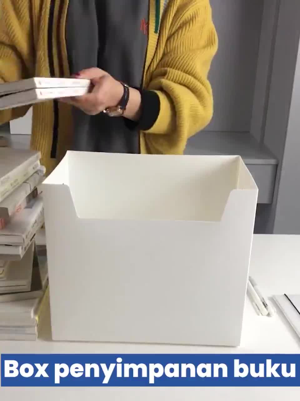 Jual Starlight Foldable Desktop Storage Buku Alat Tulis Rak Buku Meja ...