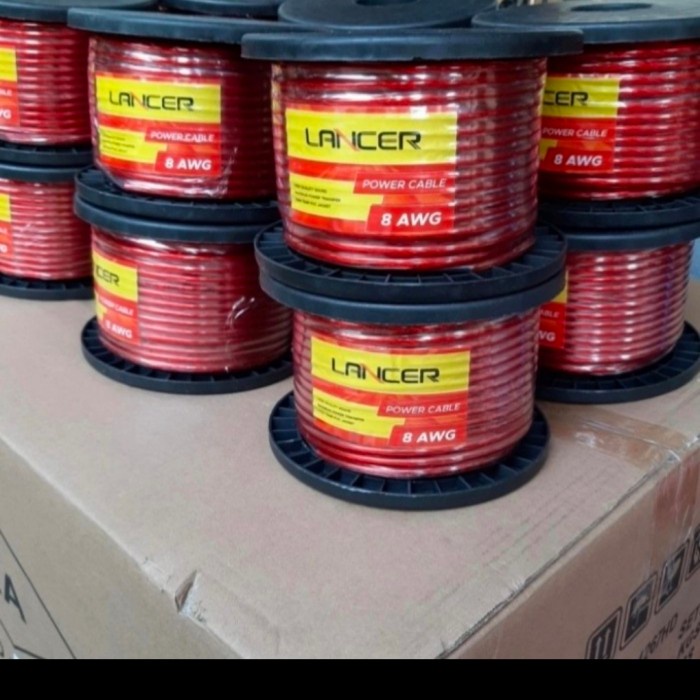 Jual Kabel 8 Awg Hollywood - Kabel Power - kabel Audio mobil - Per Roll ...