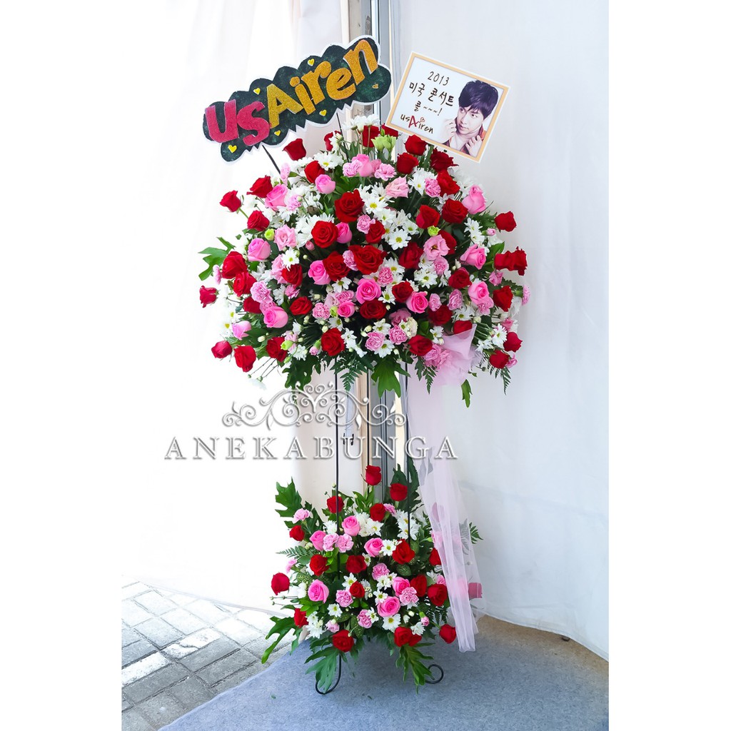 Jual Standing Flower Congratulations Karangan Bunga Fresh Asli Ucapan ...