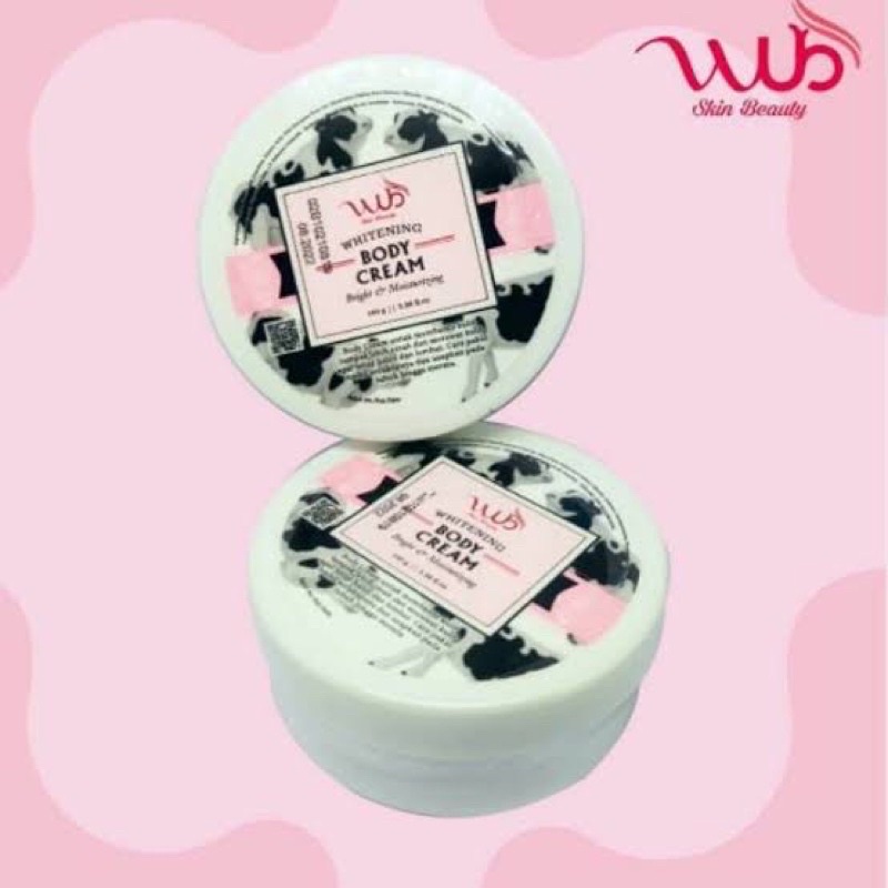 Jual (READY SIAP KIRIM) WUB Body cream bleaching ORIGINAL 100gr ...