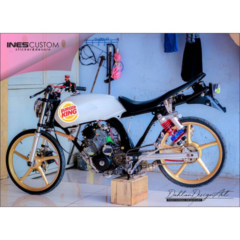 Jual Stiker Megapro GL CB Herex Custom | Shopee Indonesia