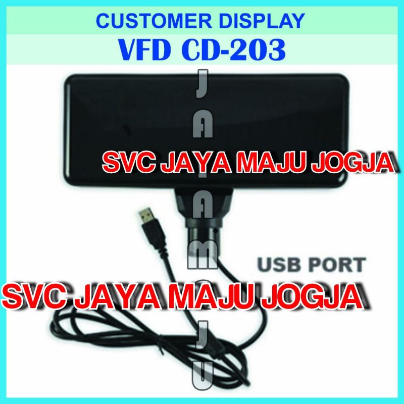 Jual VFD CD 203 - 2 LINE - USB || CUSTOMER DISPLAY POLE DISPLAY ...