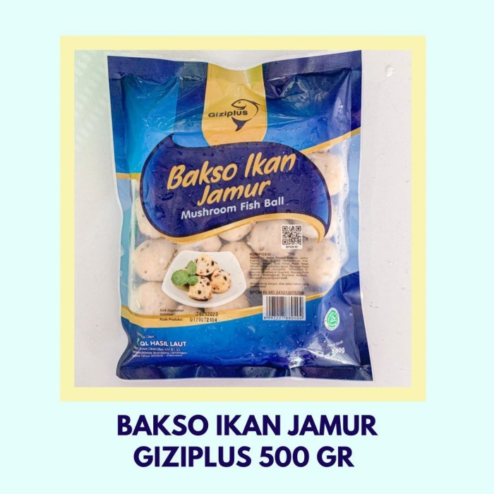 Jual Gizi plus Baso / Bakso Ikan Jamur 500 gr - FROZEN FOOD | Shopee ...