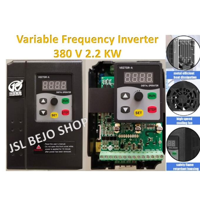 Jual Inverter 3 Phase 380V Variable Frequency Motor Drive Speed Control ...