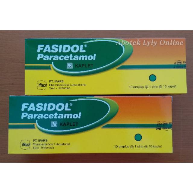 Jual Fasidol Paracetamol Box isi 100 Tablet | Shopee Indonesia