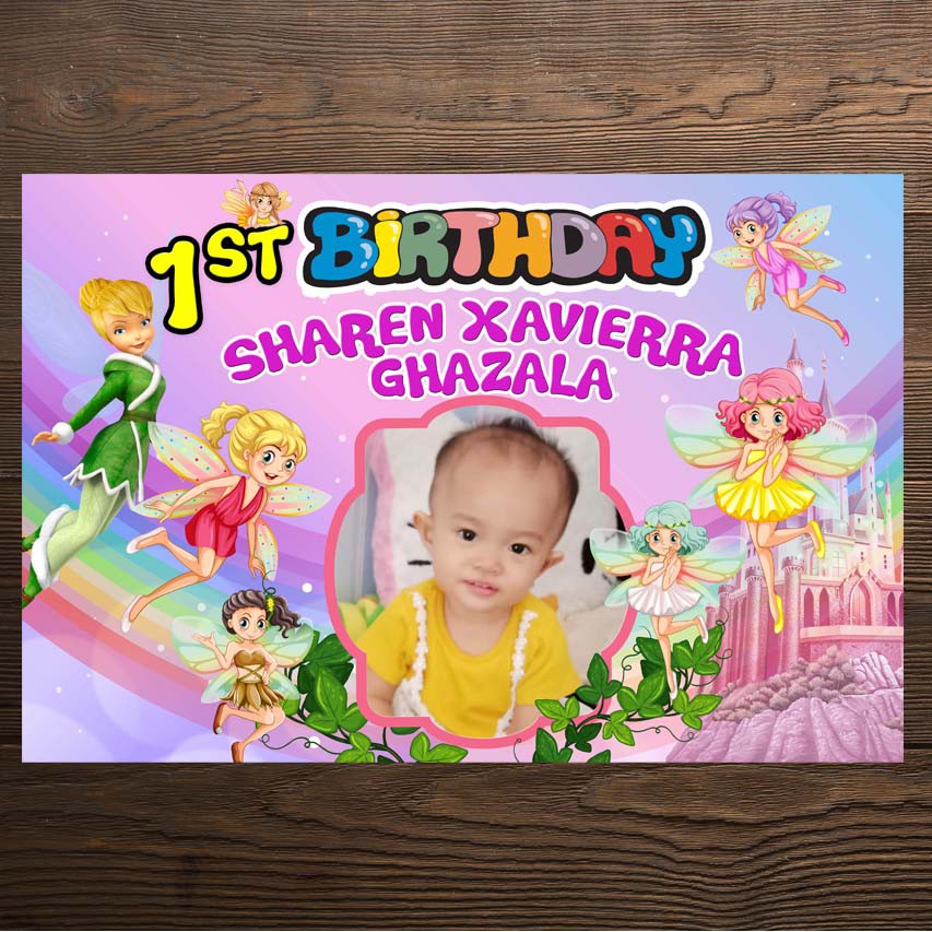 Jual PRINCESS BANNER ULTAH/ BACKDROP ULTAH / SPANDUK ULANG TAHUN UL-TAH ...