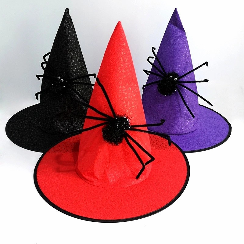 Jual Topi Halloween Laba Laba Kostum Seram Haloween Topi Witch Anak ...