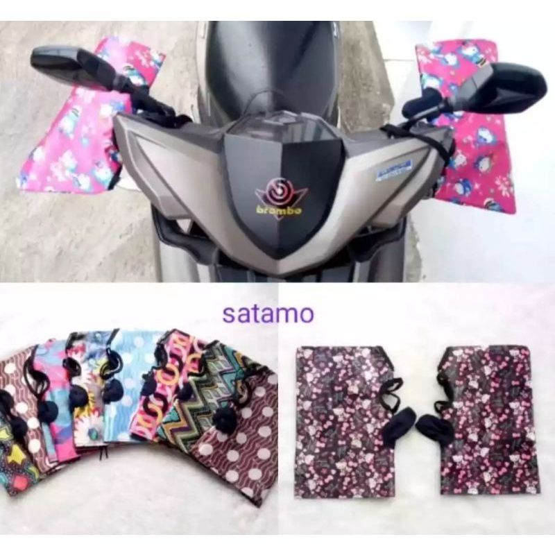 Jual sarung tangan stang motor / satamo / sarung tangan motor | Shopee ...