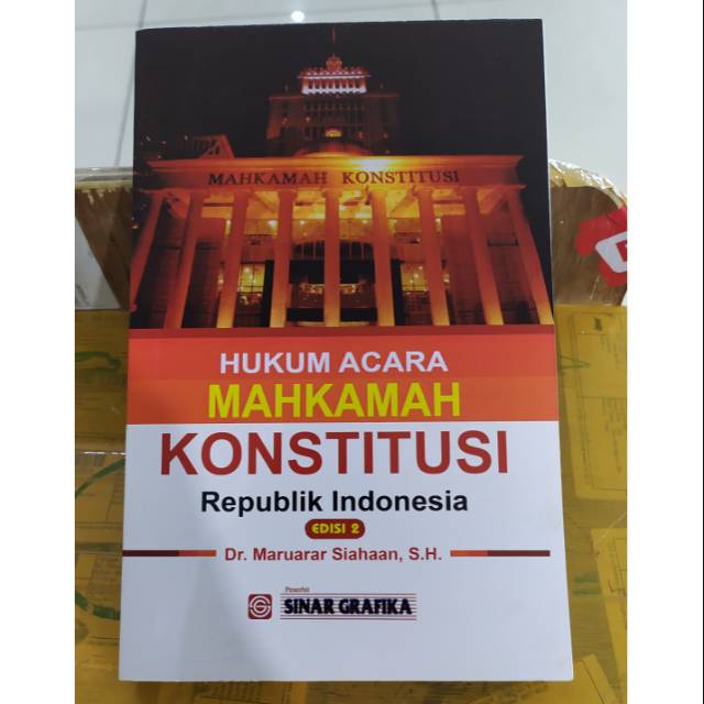 Jual Hukum Acara Mahkamah Konstitusi Republik Indonesia Shopee Indonesia 