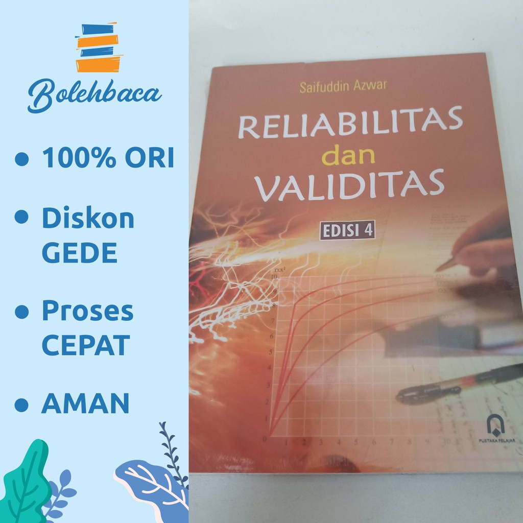 Jual Reliabilitas Dan Validitas oleh Saifuddin Azwar - Pustaka Pelajar ...