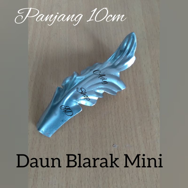Jual ornamen pagar besi aksesoris daun blarak mini P~10cm | Shopee ...