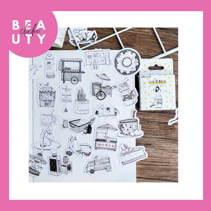 Jual Stiker HYPE Paper Kertas Deco Sticker Eceran (scrapbook vintage ...