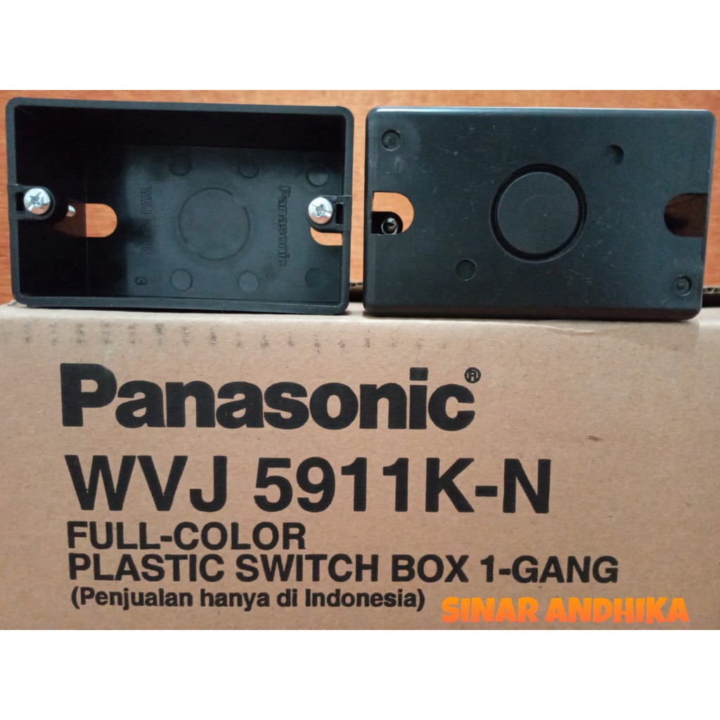 Jual INBOW DUS/BOX PERSEGI PANJANG A-TYPE HITAM PANASONIC WVJ 5911KN ...