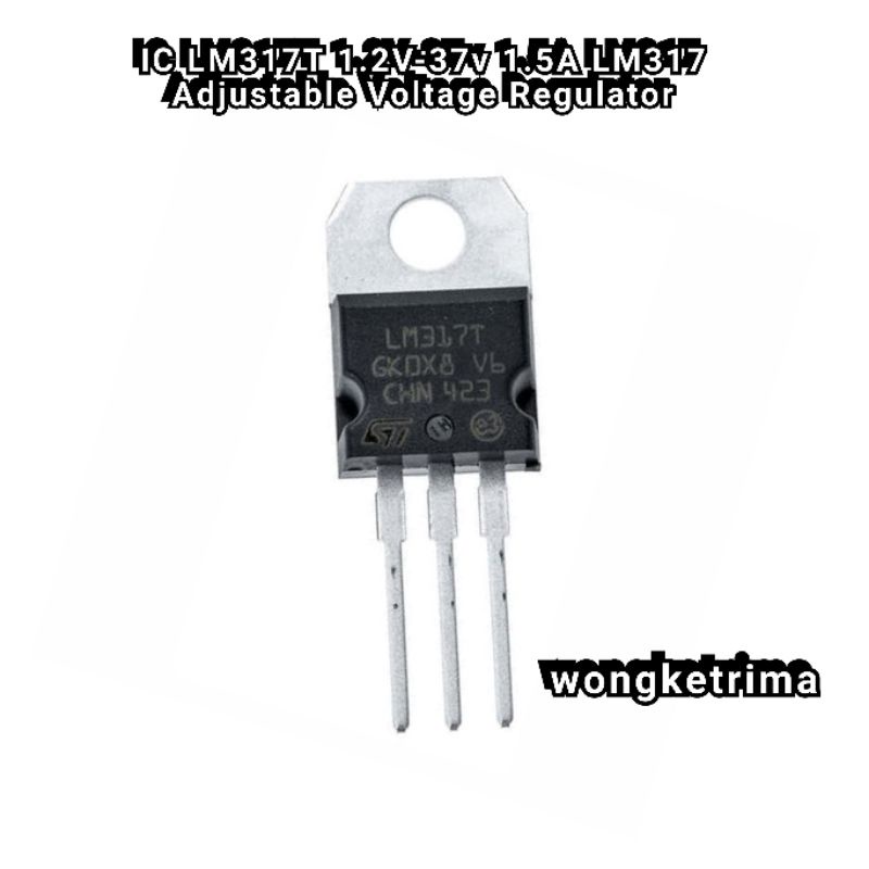 Jual IC LM317T 1.2V-37v 1.5A LM317 Adjustable Voltage Regulator | Shopee Indonesia