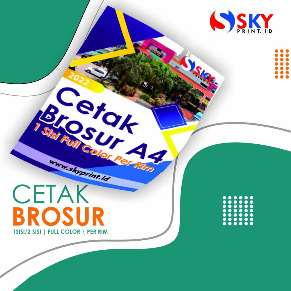 Jual Cetak Brosur A4 (21 x 29.7 cm) Murah Art Paper 120-150 gsm ...