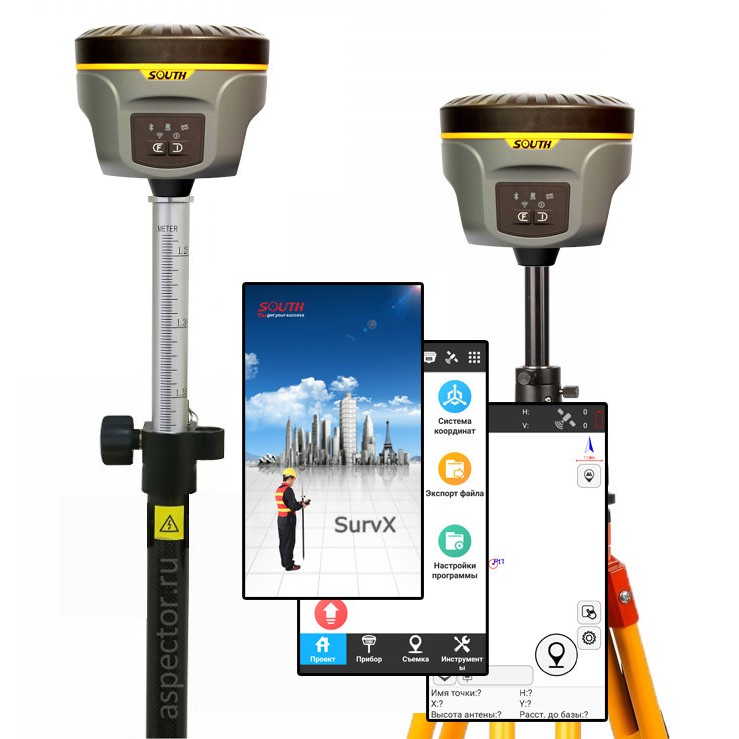 Jual New Alat Survey Bagus Gnss RTK Gps Geodetik South Galaxy G1 Flus ...