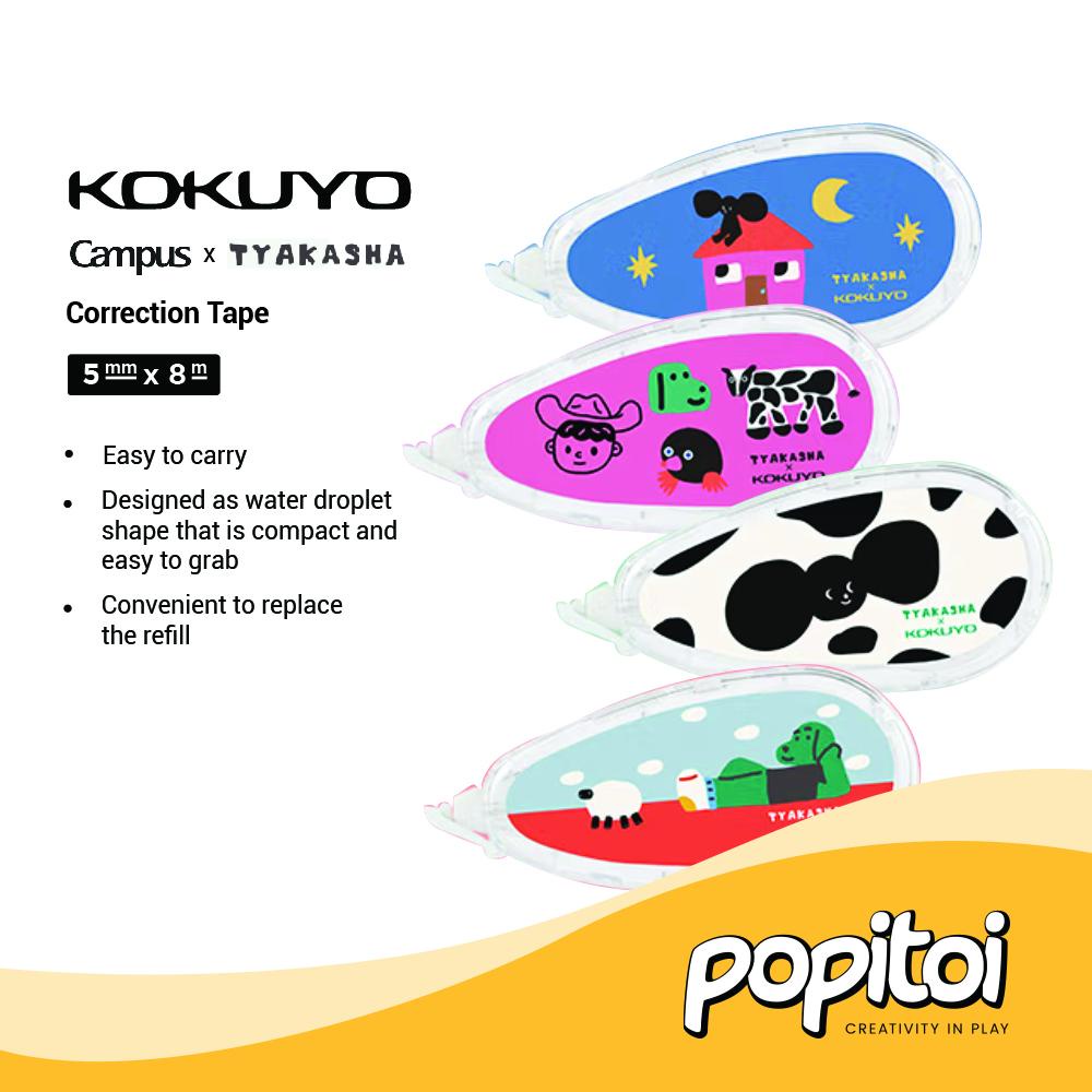 Jual Kokuyo Campus x Tyakasha Correction Tape 5mm x 8m | Shopee Indonesia