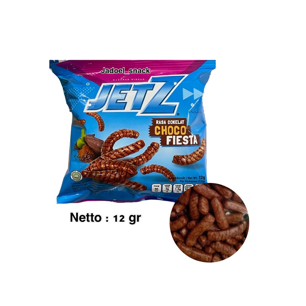 Jual JetZ Sweet Chocofiesta Chiki 12 Gr Rasa Choco Fiesta Coklat Pasta ...