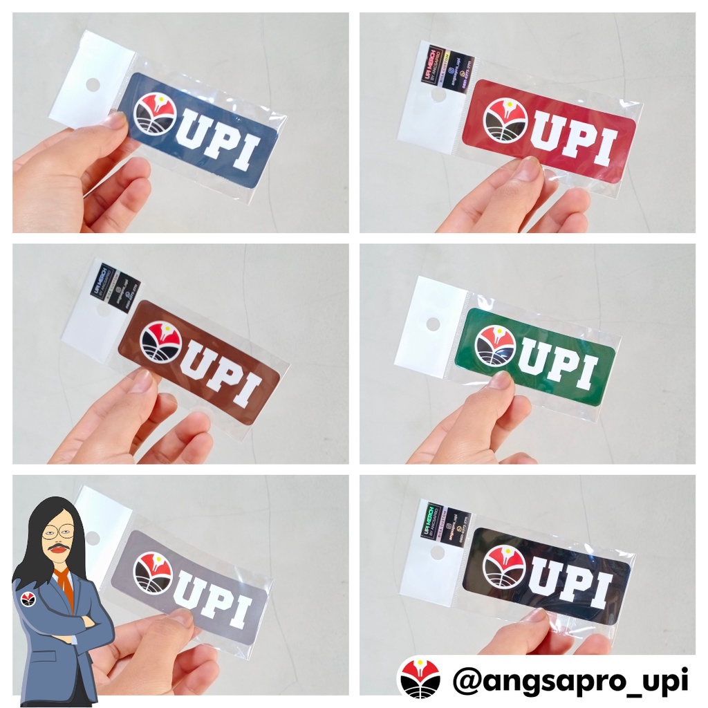 Jual Sticker UPI Simple Series Stiker UPI Nuansa Warna | Shopee Indonesia