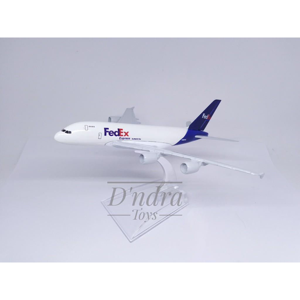 Jual Diecast Miniatur Pesawat Terbang FEDEX Express | Shopee Indonesia