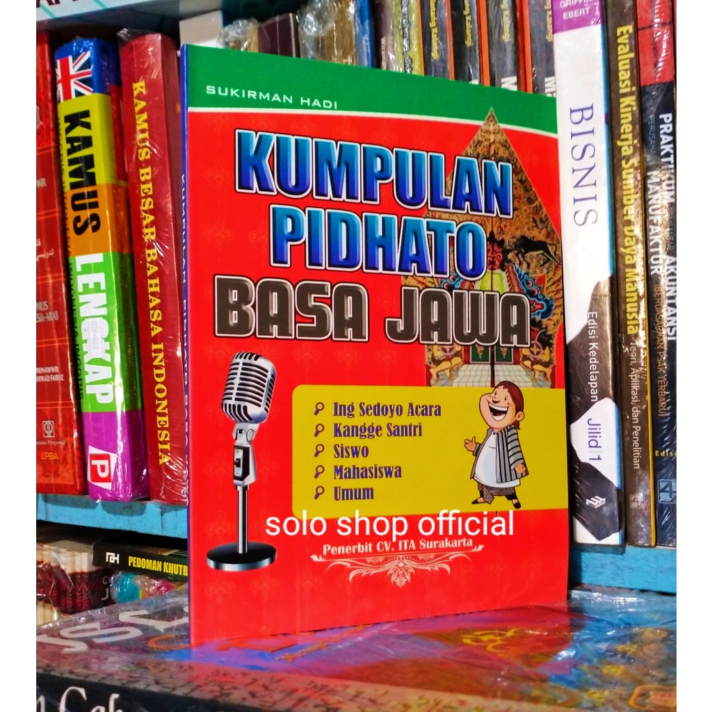 Jual BUKU KUMPULAN PIDATO KUMPULAN PIDHATO BASA JAWA ING SEDOYO ACARA ...