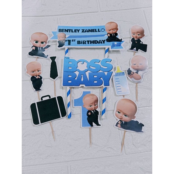 Jual Boss Baby Cake Topper /Cake Topper Printable | Shopee Indonesia