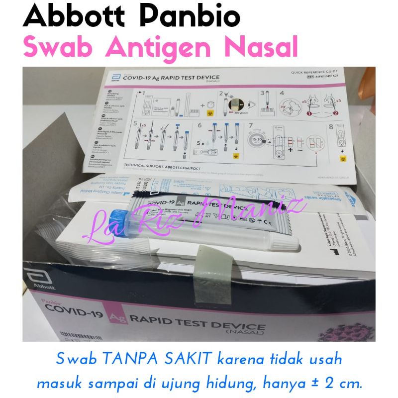 Jual Test Swab Antigen Abbott NASAL 1 Pcs | Shopee Indonesia