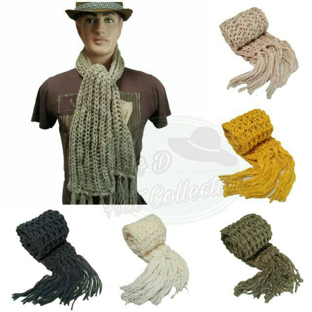 Jual Syal Rajut Aneka Warna / Scraf Hangat | Shopee Indonesia