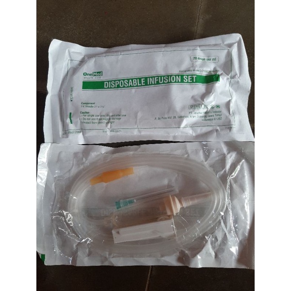 Jual Infusion Set Infus Dewasa One Med Original | Shopee Indonesia
