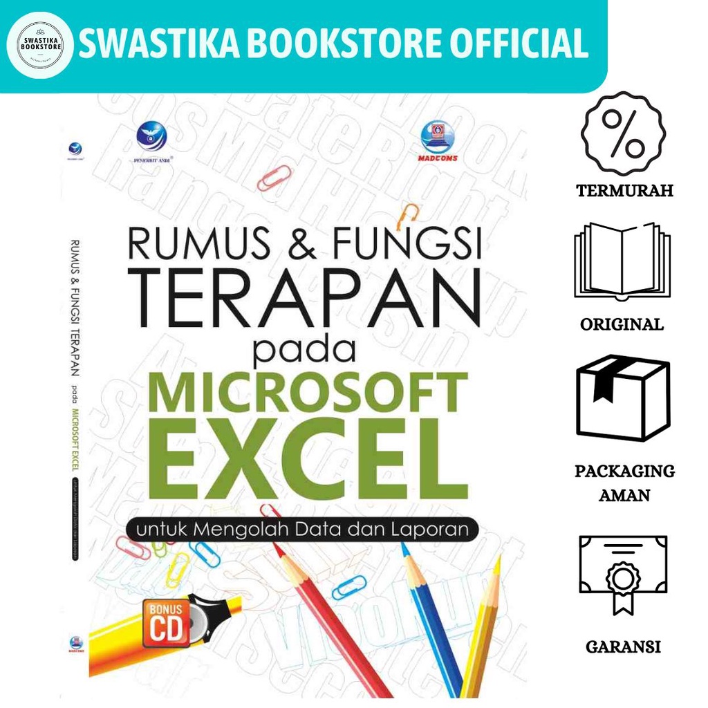 Jual Rumus dan Fungsi Terapan pada Microsoft Excel untuk Mengolah Data dan Laporan + cd | Shopee ...