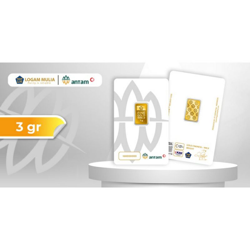 Jual LM logam Mulia Emas batangan antam 0,5gram, 1 gram, 3 gram ...