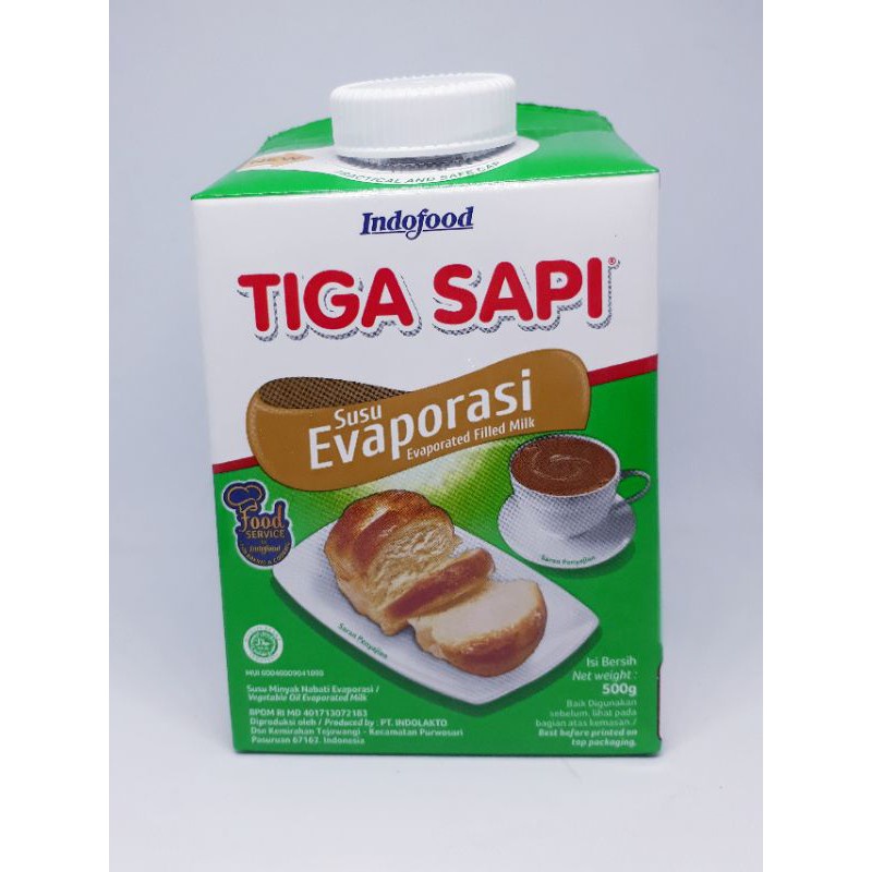Jual Susu Evaporasi Cap Tiga Sapi 500gr (0260) | Shopee Indonesia
