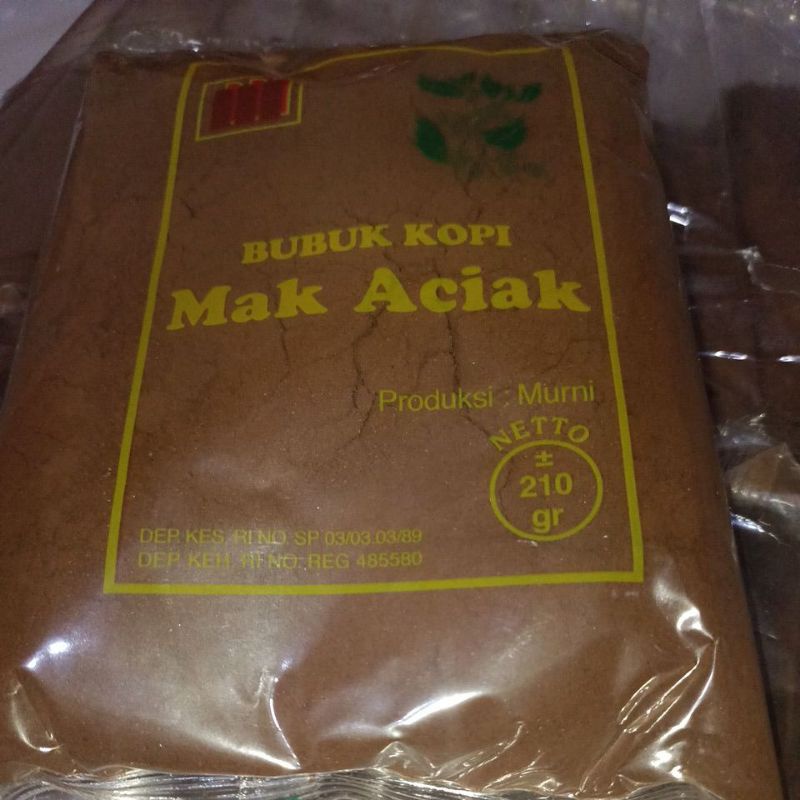 Jual Kopi Hitam Mak Aciak - Kopi bubuk khas Minang | Shopee Indonesia