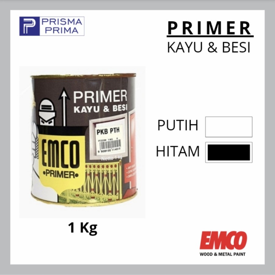 Jual Cat Dasar Meni Emco Primer Kayu Besi PKB Anti Karat | Shopee Indonesia