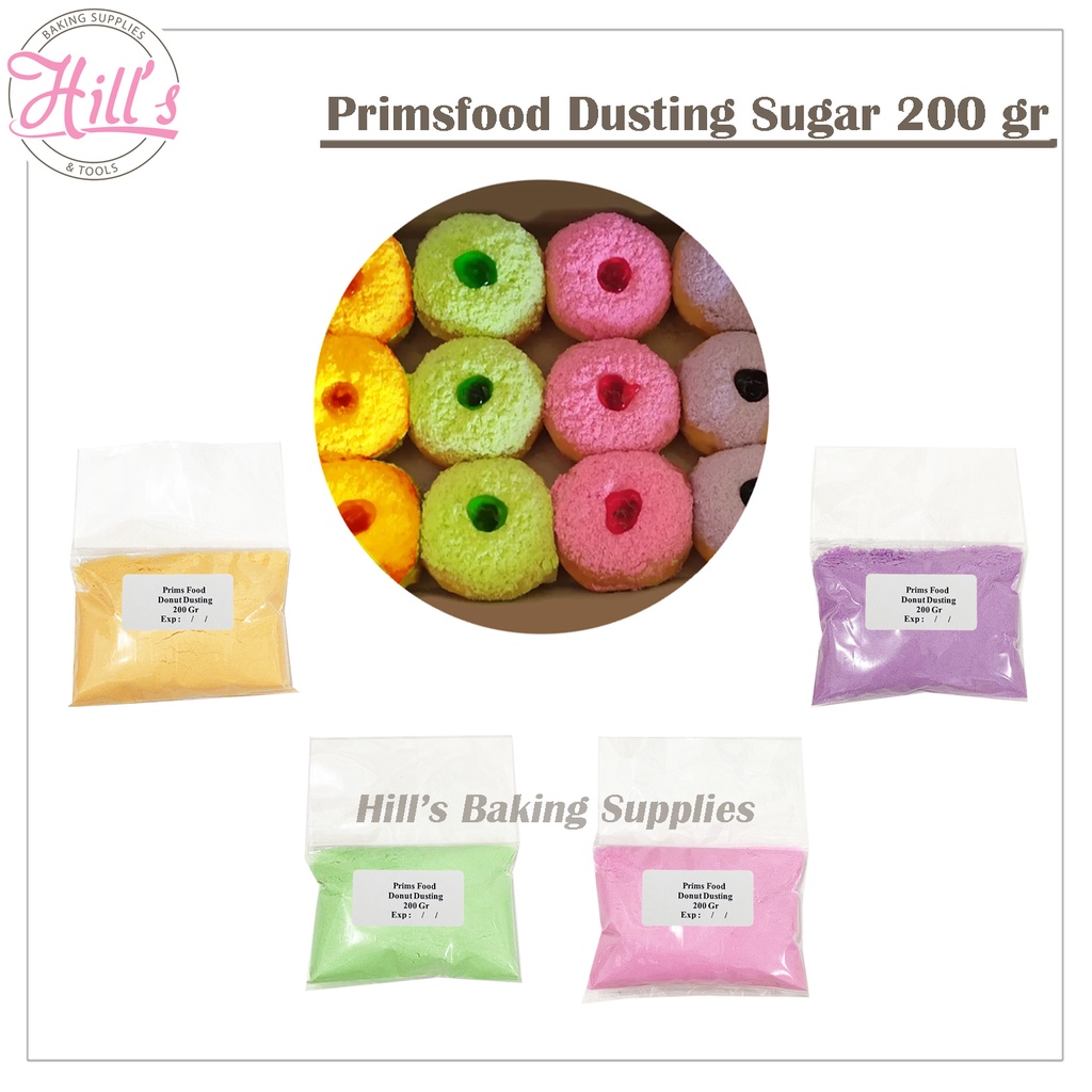 Jual PRIMS FOOD DUSTING SUGAR 200 gr / GULA TABUR DONUT 200gr / GULA ...