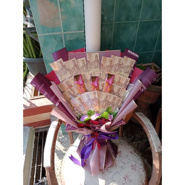 Jual buket uang jumbo 30-50 lembar | Shopee Indonesia