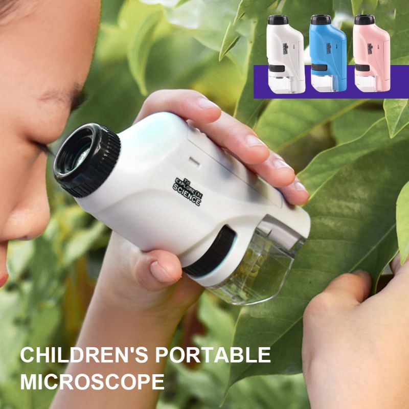 Jual Mikroskop mini/ mini pocket lab microscop 60 X - 120 X | Shopee ...